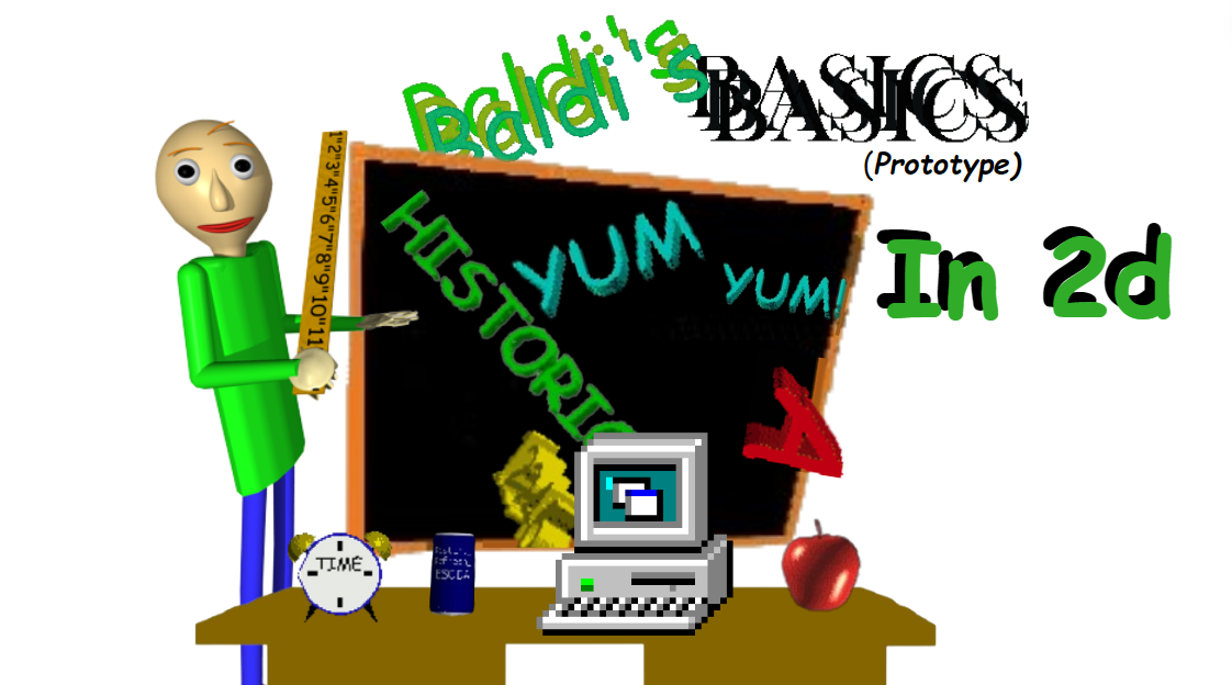 Baldi's basics in 2d - early prototype by LDVdev