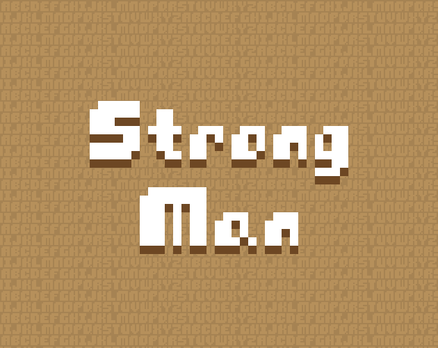 Strong Man - 8x7 Pixel Font by VEXED