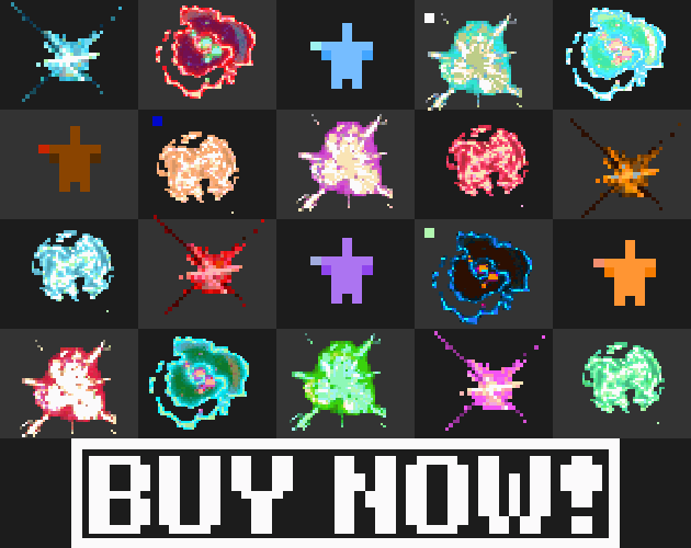 VFX +50 HD & Pixel Art Effects - Pack #1 by Zowie Inoue