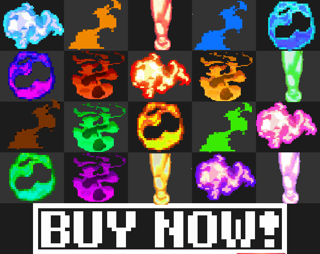 VFX +50 HD & Pixel Art Effects - Pack #6 by Zowie Inoue