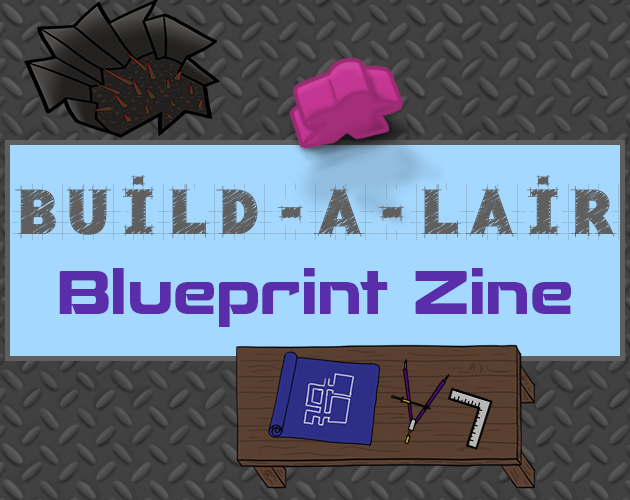 Build-A-Lair: Blueprint Zine by Warped Board Games