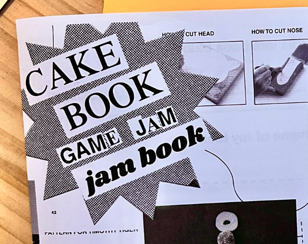 Cake Book Game Jam Jam Book by Paper House