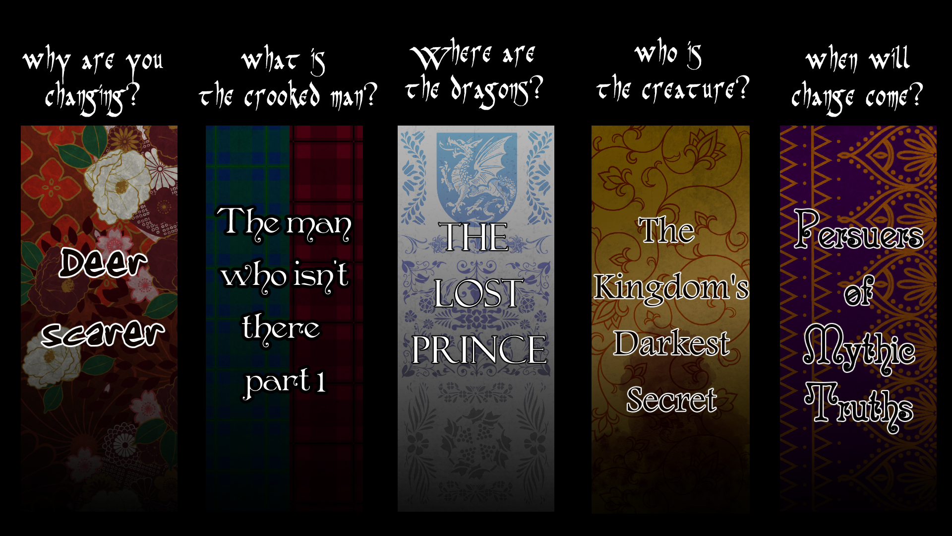 The Folklore roadmap - itch.io