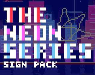 Pixel Neon Signs - The Neon Series by Joshua Briggs