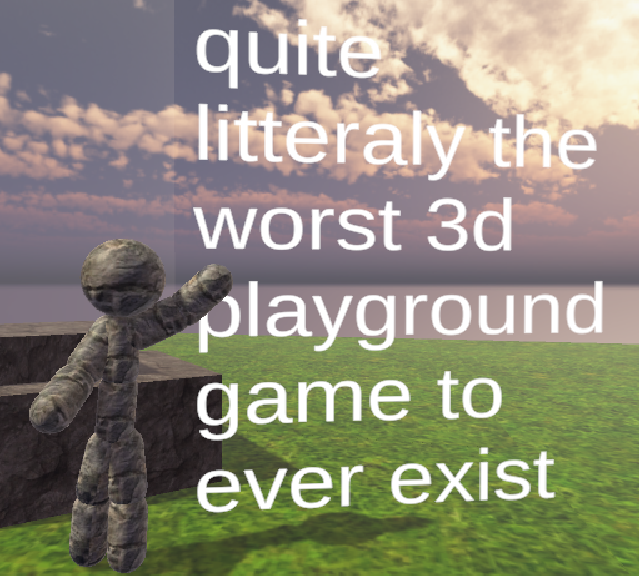 Quite Litteraly The Worst 3D Playground Game To Ever Exist by TerrierWeevil