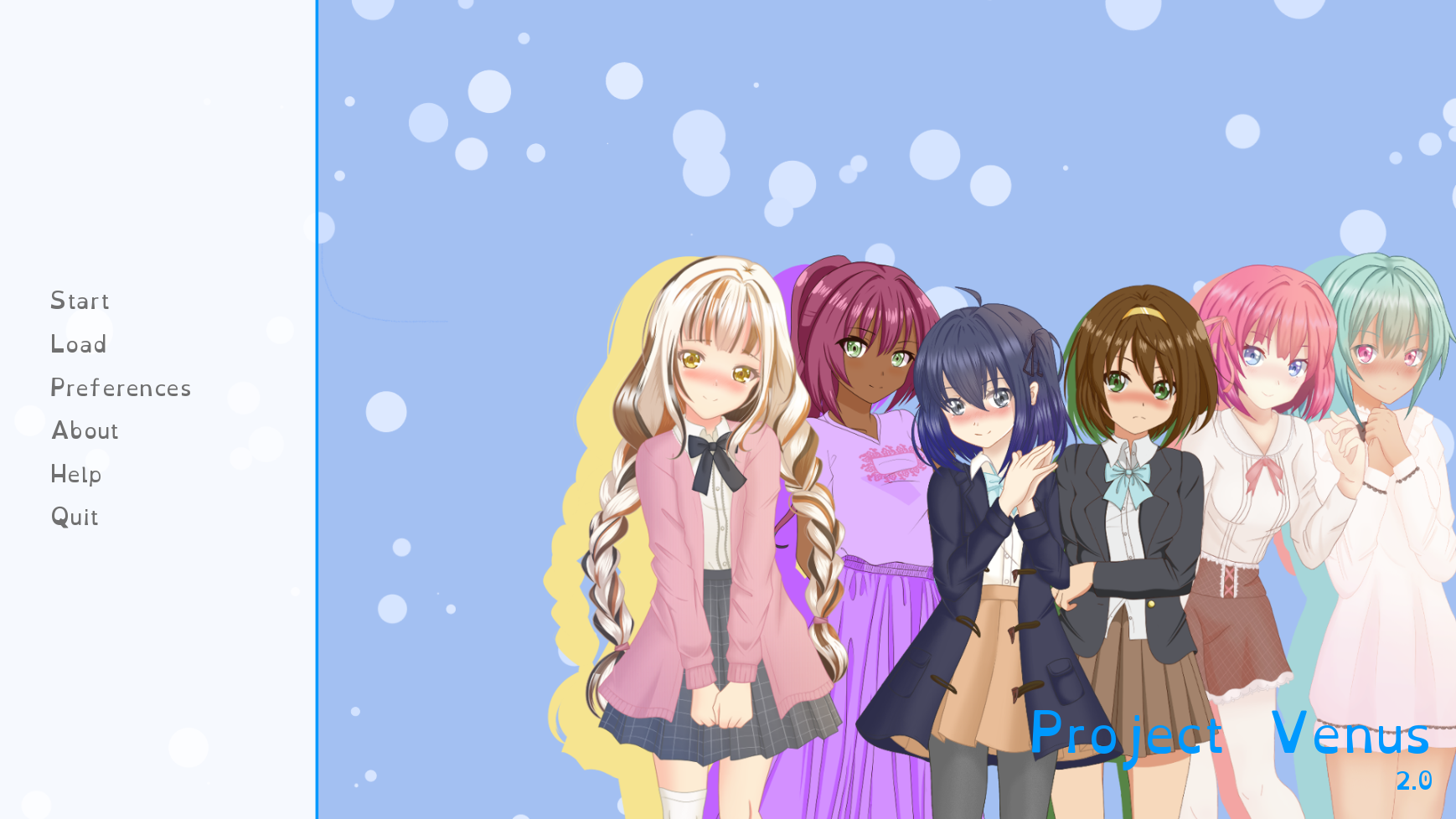 Project Venus: A Beginners Dating Sim by Burnt Toast