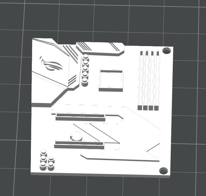 Motherboard Keychains STL's by SOMEwaterSHOULDhelp