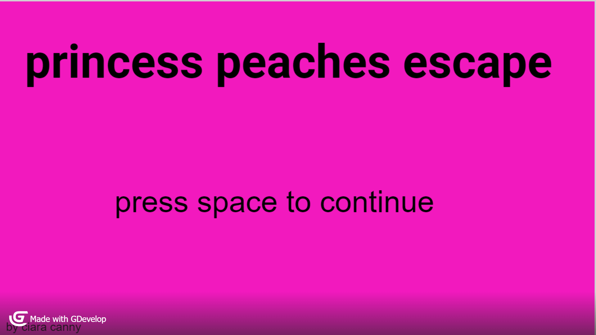 princess peaches escape by Spraoi Games