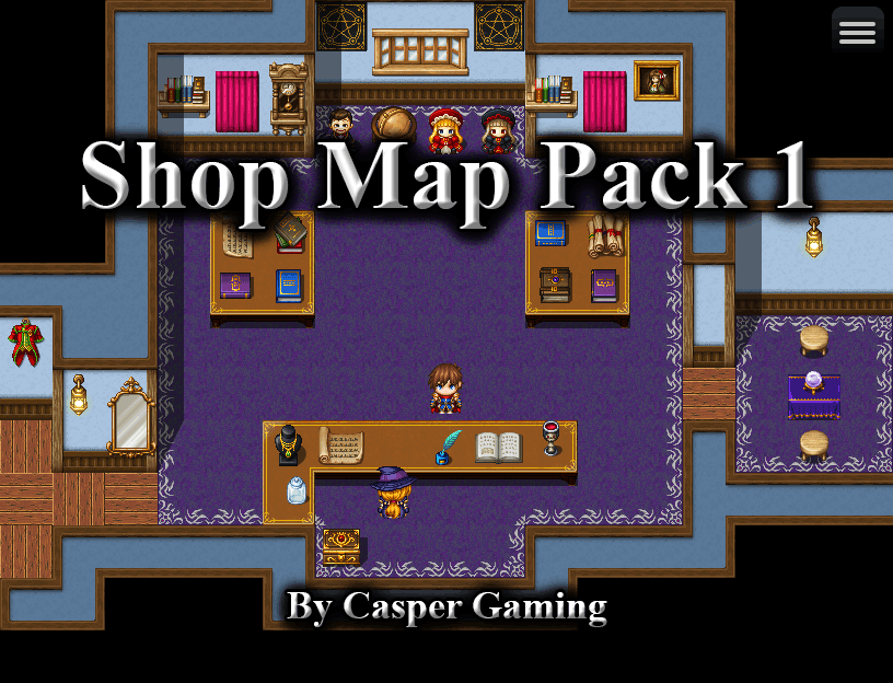 [Map Pack] Shop Maps for RPG Maker MZ by Casper Gaming