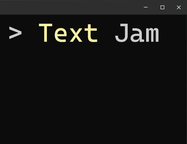 Text Jam - itch.io