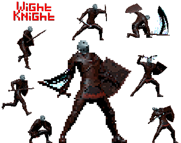 Wight Knight Vampire Pixel Art Sprite Pack by Pixel Moon