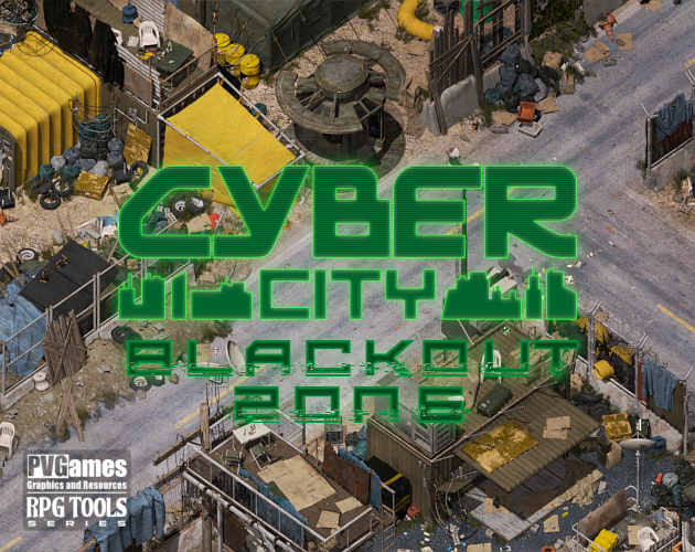 Cyber City Blackout Zone Tiles by PVGames