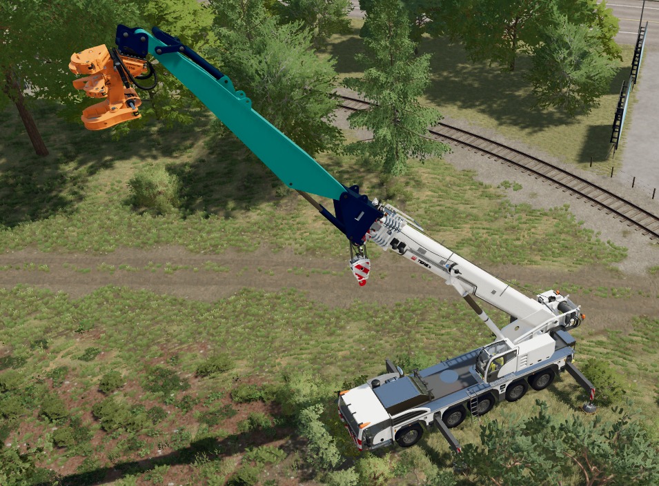 FS22 Crane Tree Cutting Tools v1.0.0.0 by Critical Lift and Transport ...