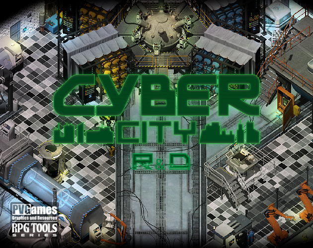 Cyber City R&D Tiles by PVGames