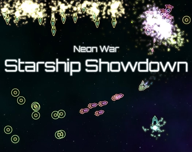 Neon War - Starship Showdown [Win version] by hectorvale84