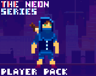 Pixel Neon Character Pack - The Neon Series by Joshua Briggs
