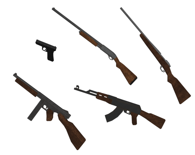 PSX guns pack by Amos