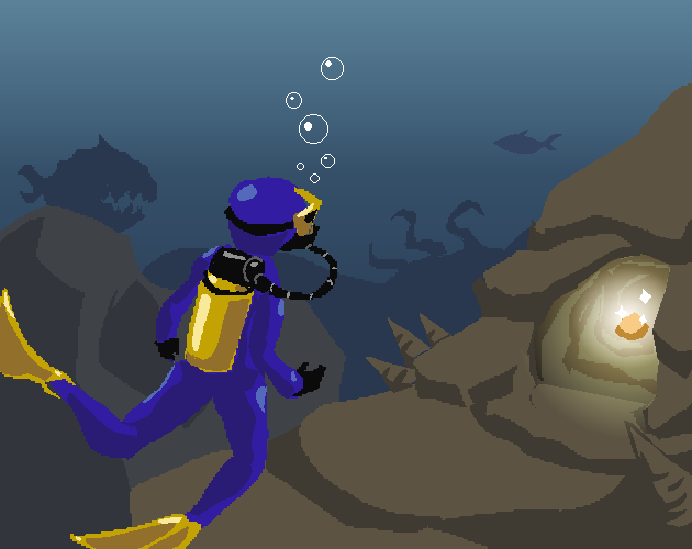 Peaceful diving by Djentalist for Underwater Horror Jam! - itch.io