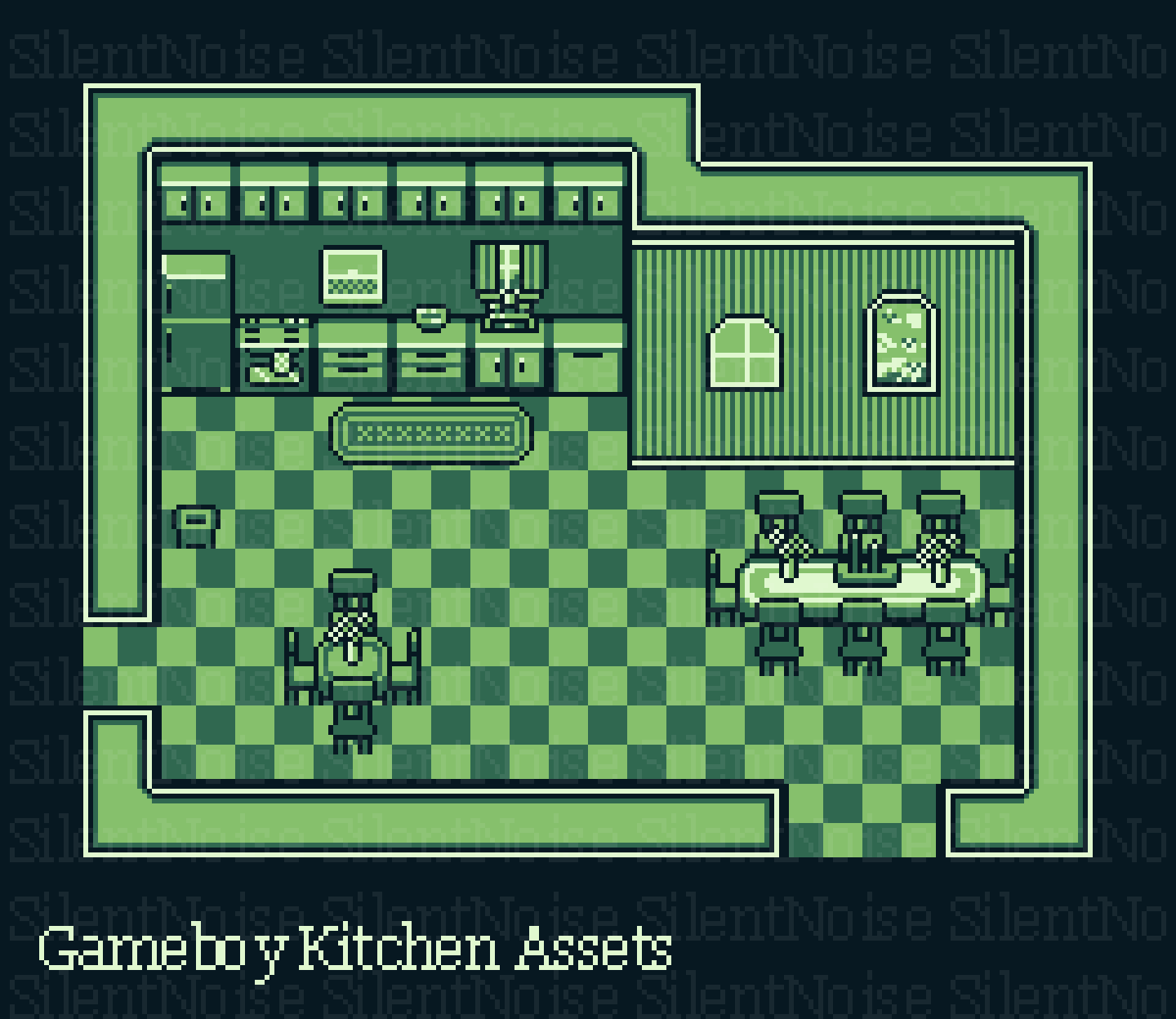 Cute GameBoy Kitchen Assets by SilentNoisePlays