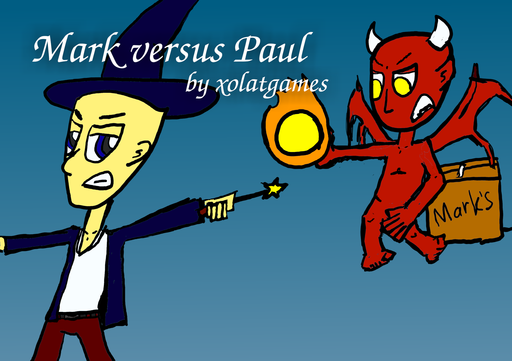 Mark versus Paul! by xolatgames