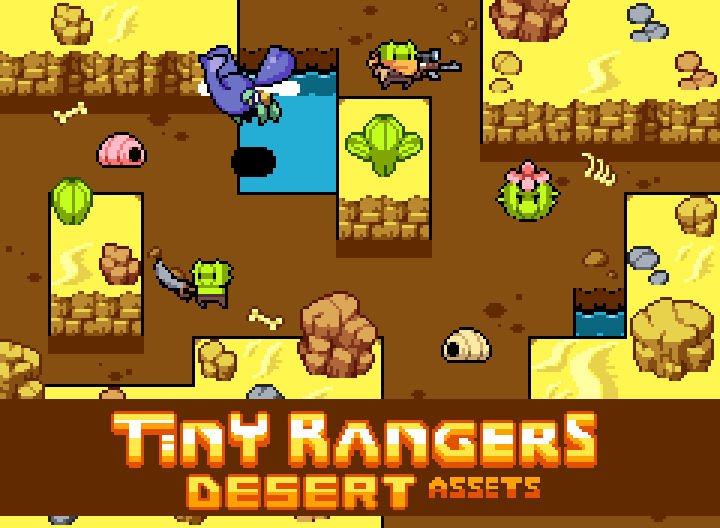 Tiny Rangers : Desert Assets by Alb_pixel Store