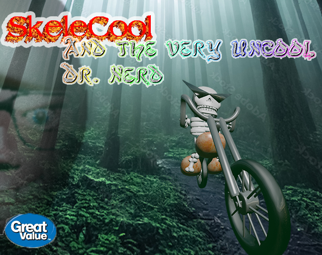 Skelecool and the very uncool Dr. Nerd. by Mediocre Metastasis
