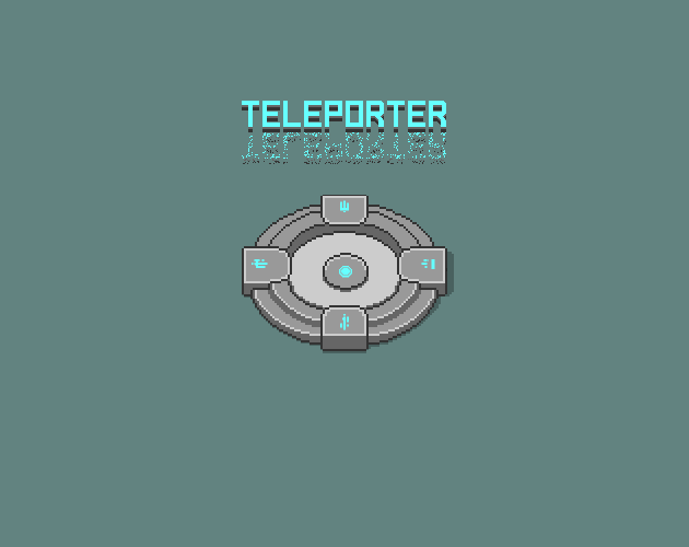 Pixel Art - Teleporter Basic by Arijkx