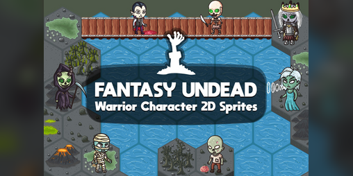 Undead Warrior Character Sprites by Free Game Assets (GUI, Sprite ...