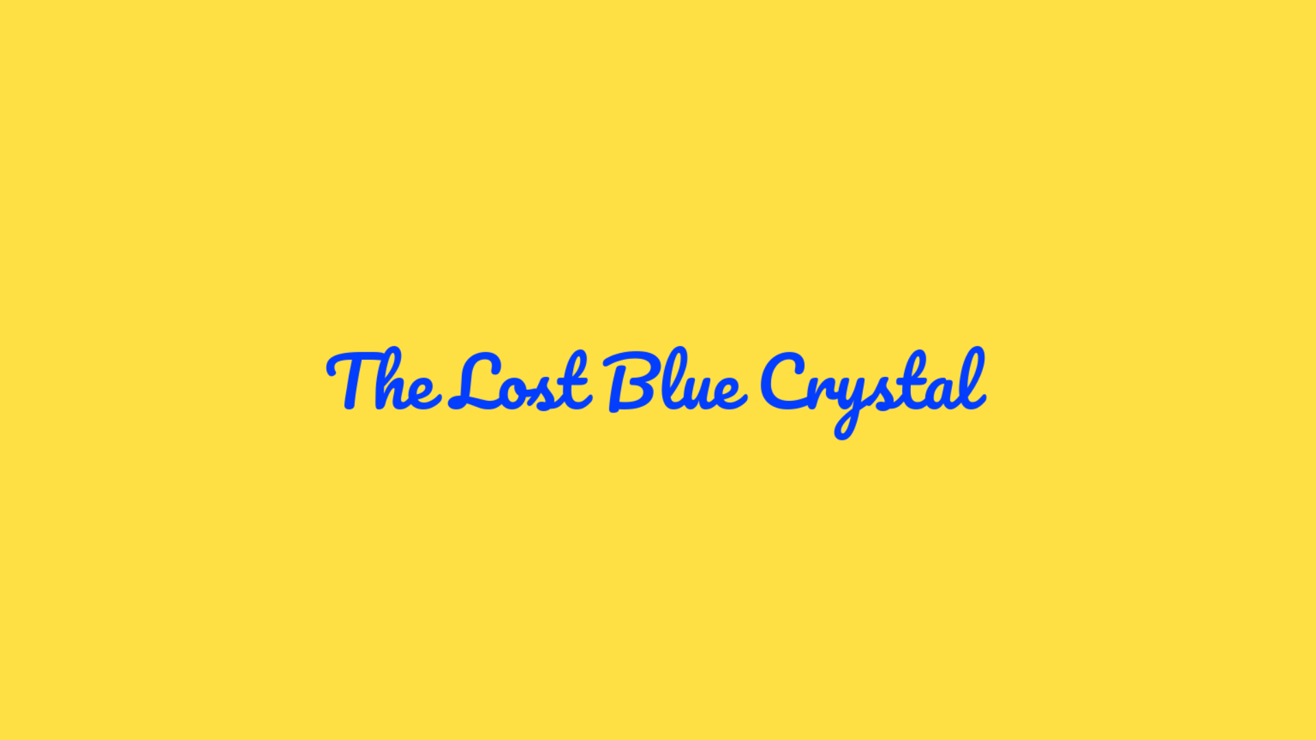 The Lost Blue Crystal by Lighturn Games, Unaim