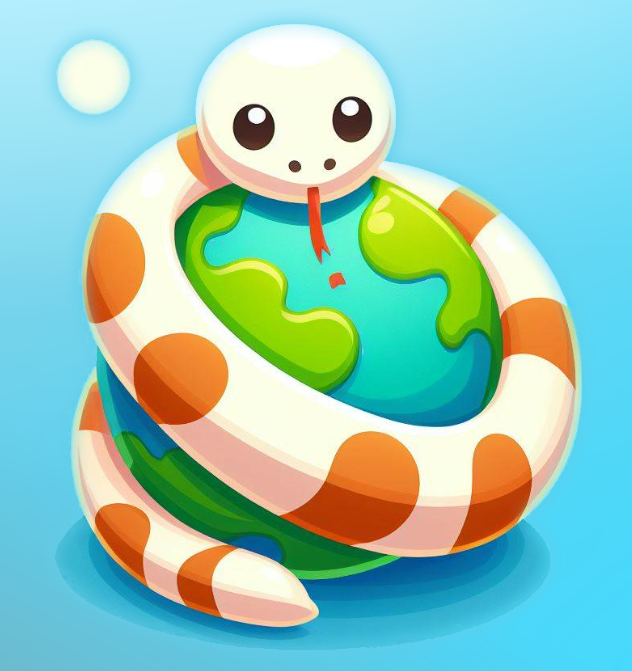 Snake around the World by Asar