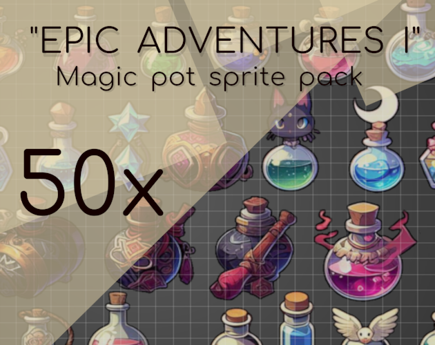 Epic Adventure - potion megapack by FinFinych