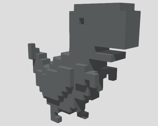 Chrome Dino 3D لعبة الديناصور by ZooHair