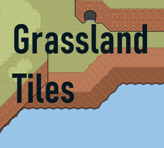 16x16 grassland tileset with winter tiles by chuckiecatt