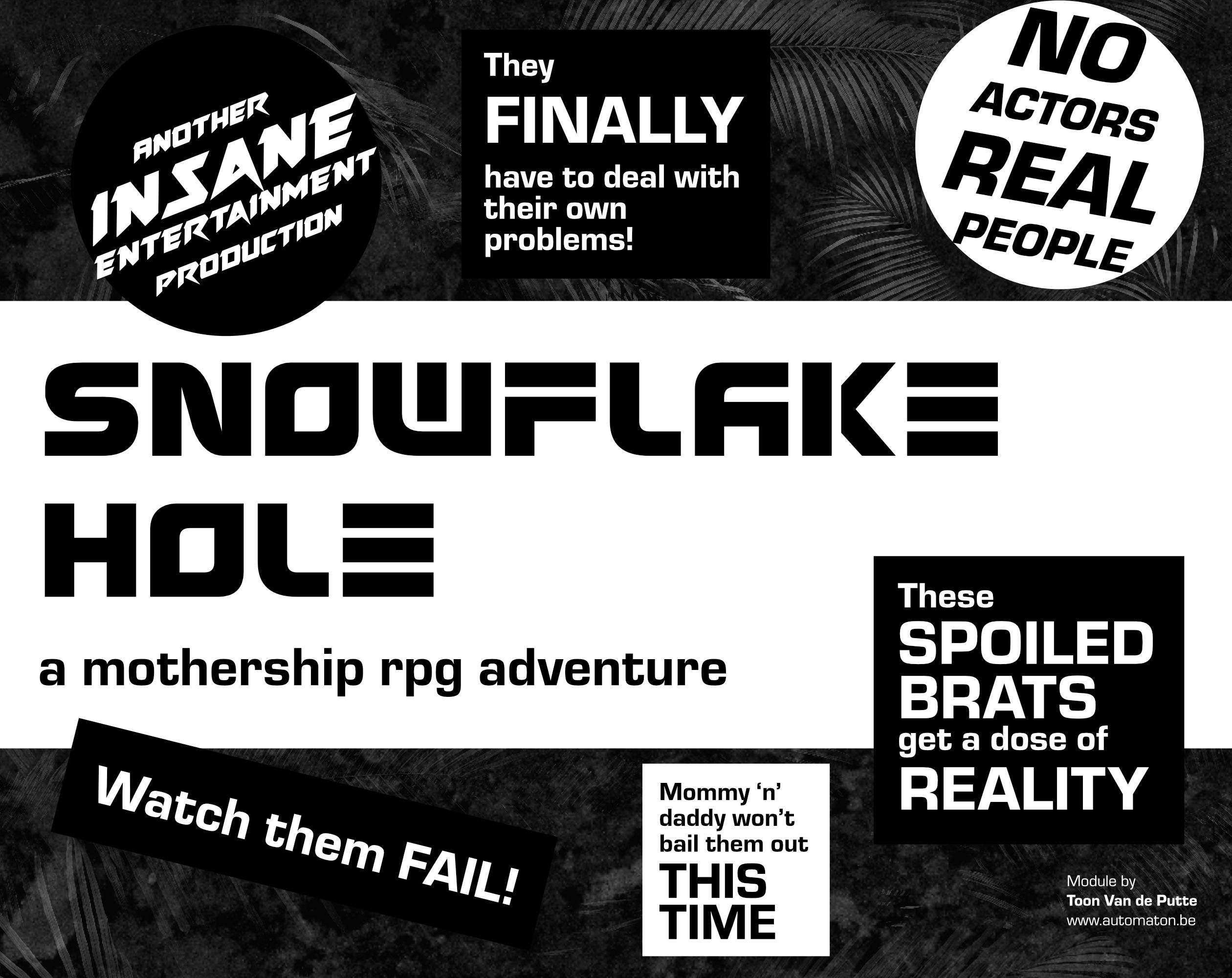 Snowflake Hole by Toon Van de Putte