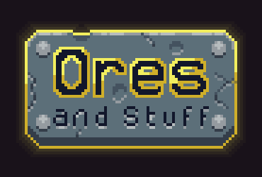 Pixel-art Ores and Stuff by SUNDIO