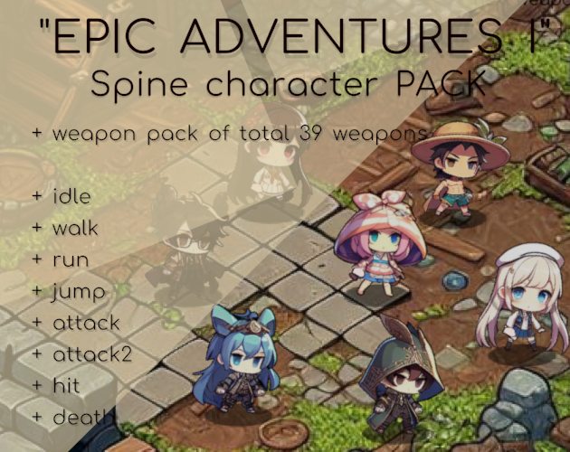 Epic Adventure - Character Pack I by FinFinych