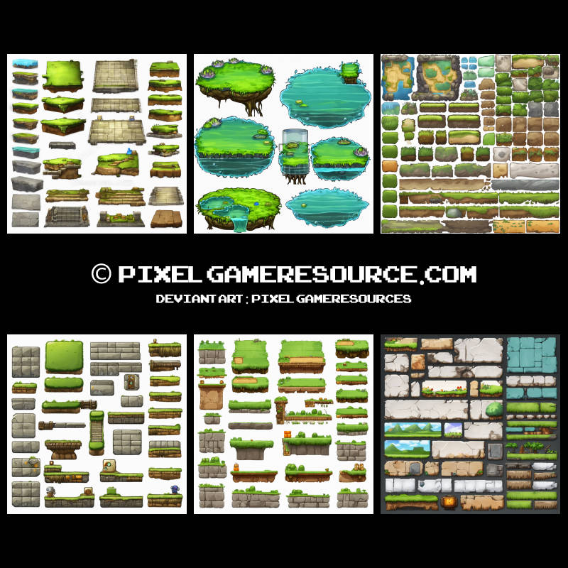 2D Video Game Asset 2024 Bundle 2 by Pixel Game Resources