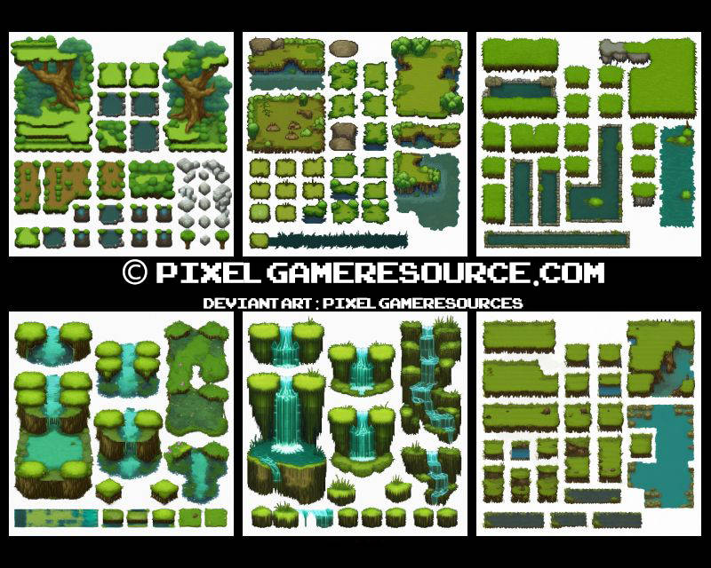 Pixel Game Assets | Swamp Super Mix Bundle | 1000s by Pixel Game Resources