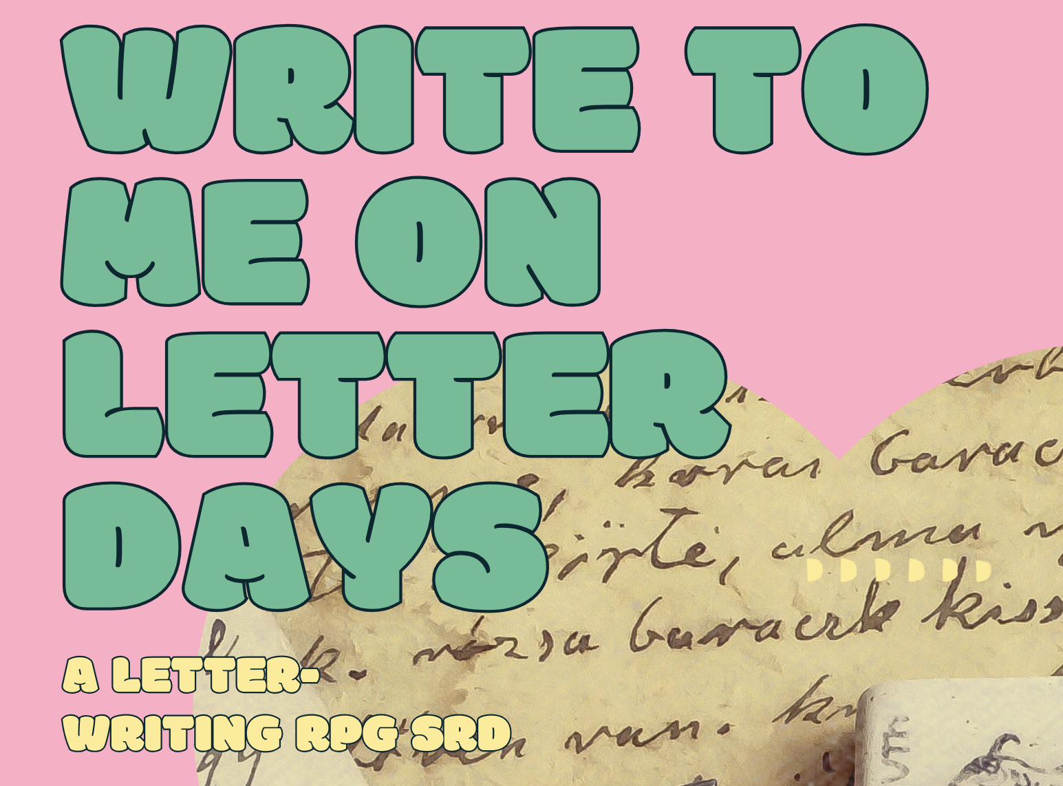 Write to Me on Letter Days by BudgetVersailles
