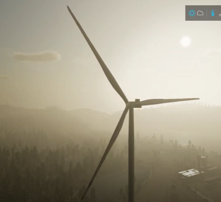 FS22 Buildable Wind Turbine v1.1.0.0 by Critical Lift and Transport Sim ...