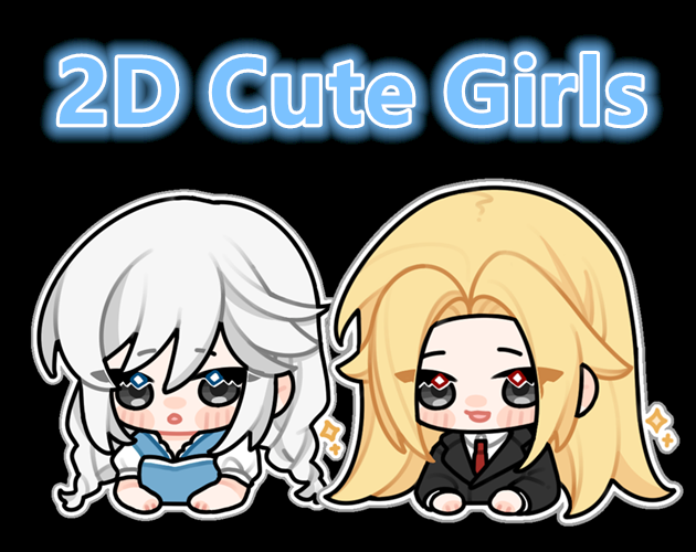 Cute 2D girls by Cute SCKR