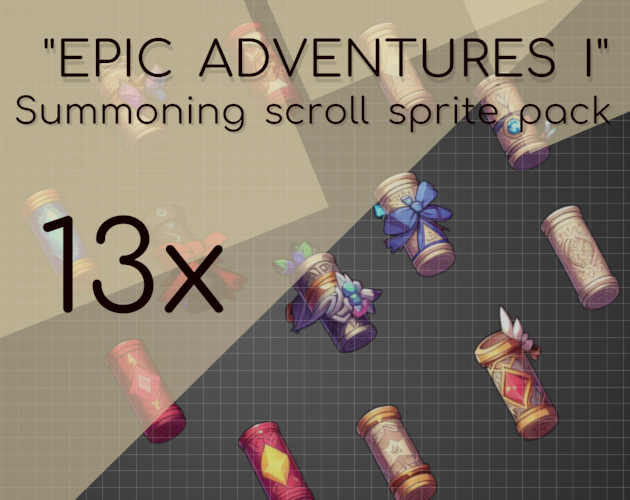 Epic Adventures - summoning scroll pack by FinFinych