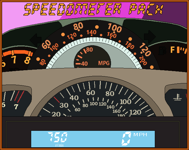 Speedometer Pack by 13.Randy