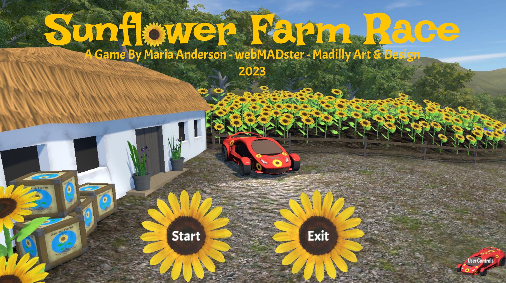 Sunflower Farm Race by webMADster