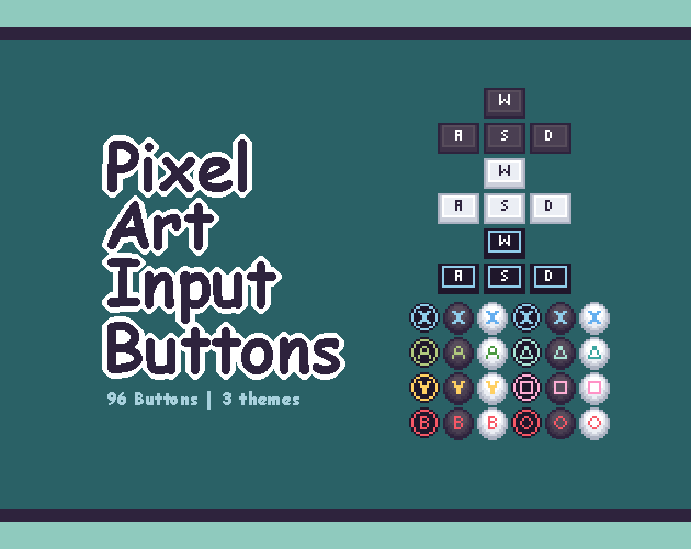 Gamepad Keyboard Input Ui Buttons By Rummymakes
