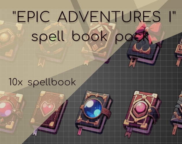 Epic Adventures - Spell book pack by FinFinych