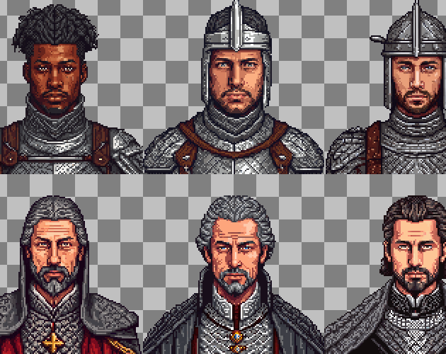 Fantasy RPG Portraits Pack 128x128 by FinchL