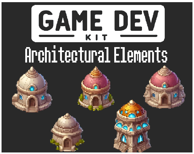 Game Dev Kit!: Architectural Elements - Asset Pack 1 by Zowie Inoue