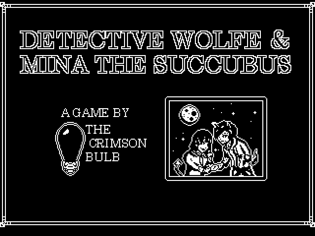 Detective Wolfe and Mina the Succubus by CrimsonBulb for 1-BIT JAM #3 - itch.io