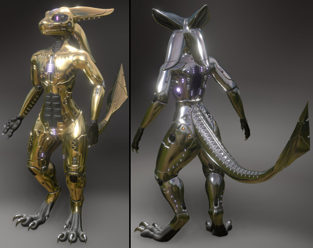 Nexa'Vali Droid Retexture Mod (VRChat) by Dein-Ra